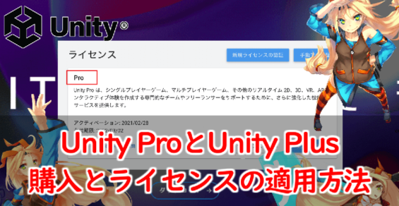 【写真つき】Unity Pro(Plus)の購入方法とアクティベーションの方法